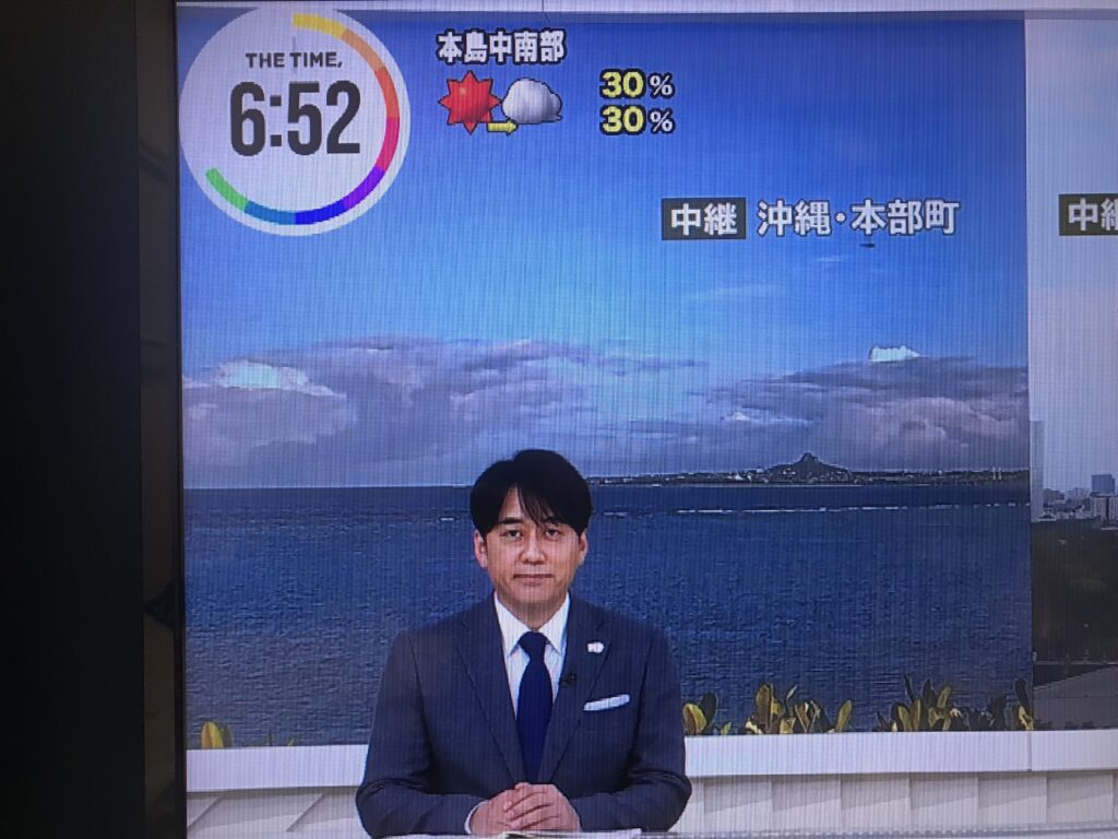 TBSの「THE TIME,」で屋上ライブカメラ映像が放映されています。 | ニルヤカナヤBISE